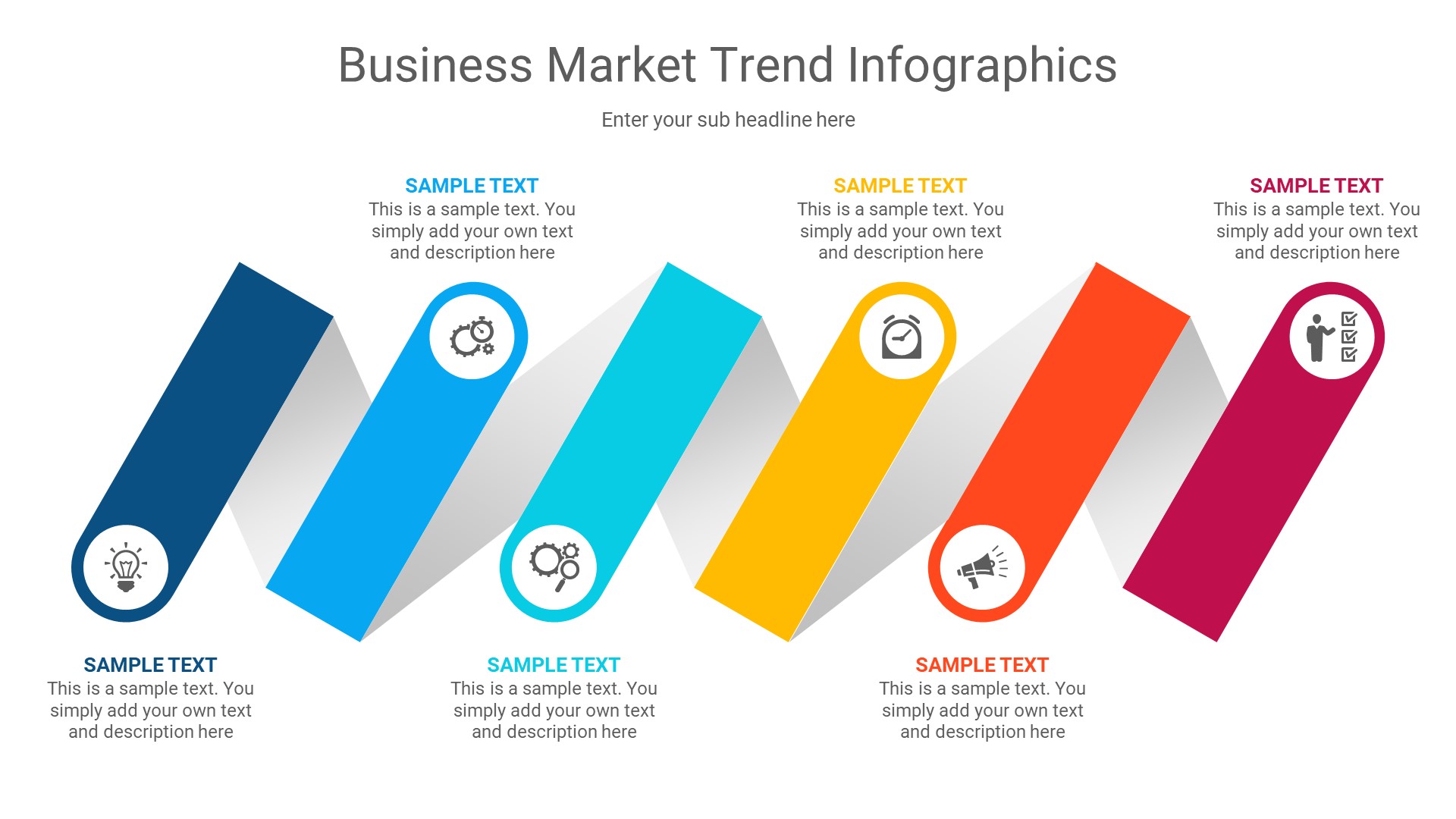 Business market trend Infographics Template presentation, Presentation ...