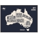Poster Map of Australia, Vectors | GraphicRiver
