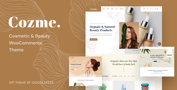 Cozme - Beauty and Cosmetics Shop by GoodLayers | ThemeForest
