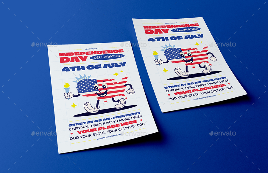 Independence Day Flyer, Print Templates | GraphicRiver