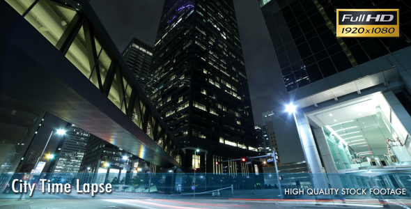 Night City Time Lapse, Stock Footage | VideoHive