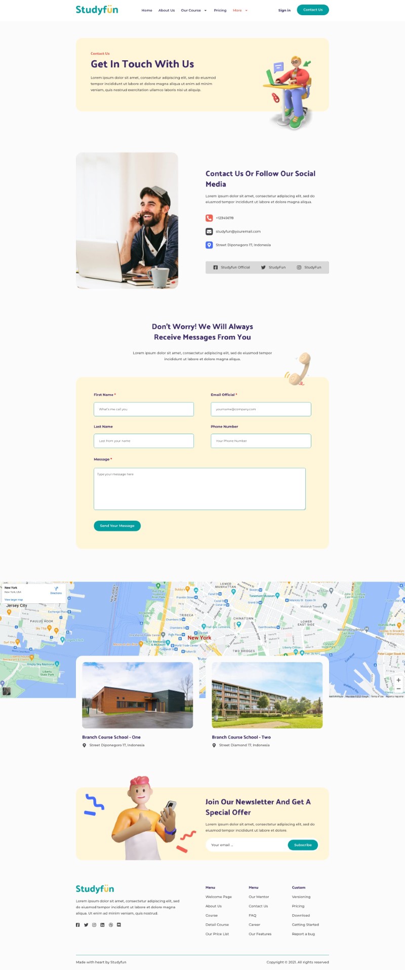 Studyfun - Course Elementor Template Kit by nathatype | ThemeForest