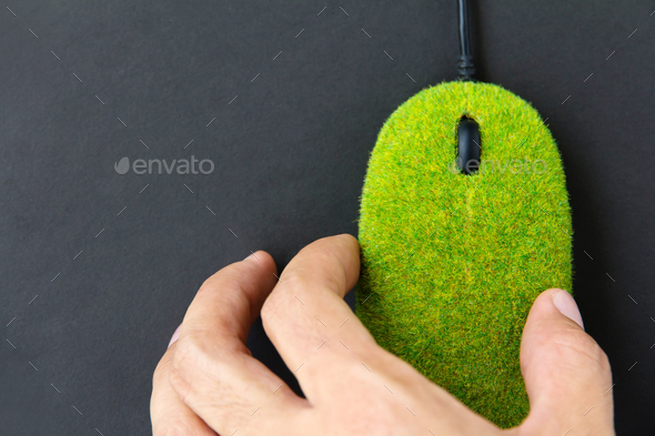 Green computer mouse concept Stock Photo by osbmxhouse | PhotoDune