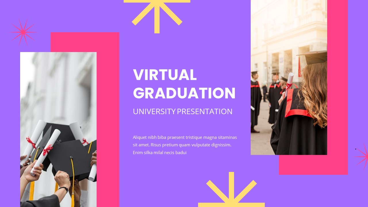 Virtual Graduation PowerPoint Template, Presentation Templates ...