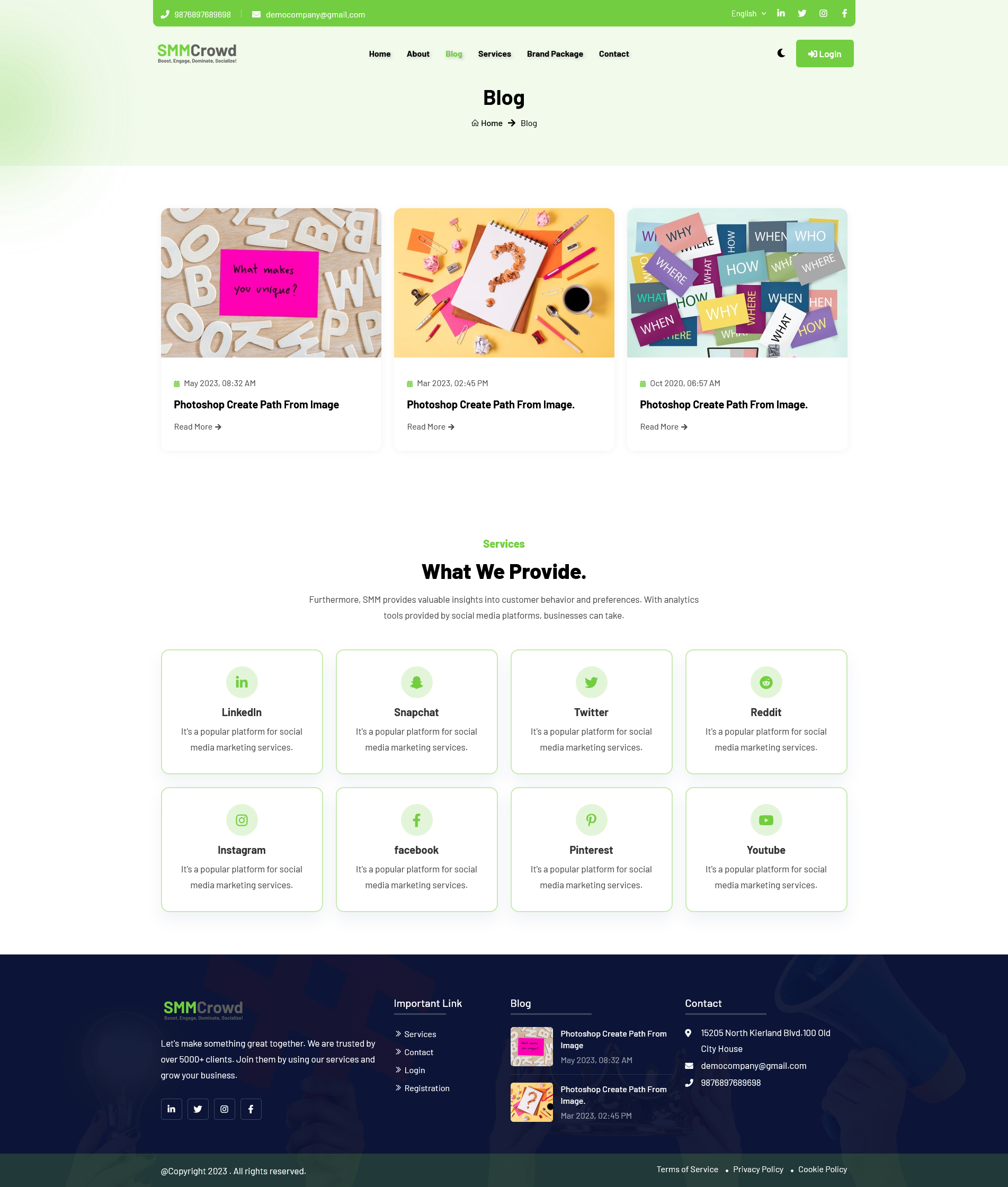 SMMCrowd - Marketplace of SMM Services by wStacks | CodeCanyon