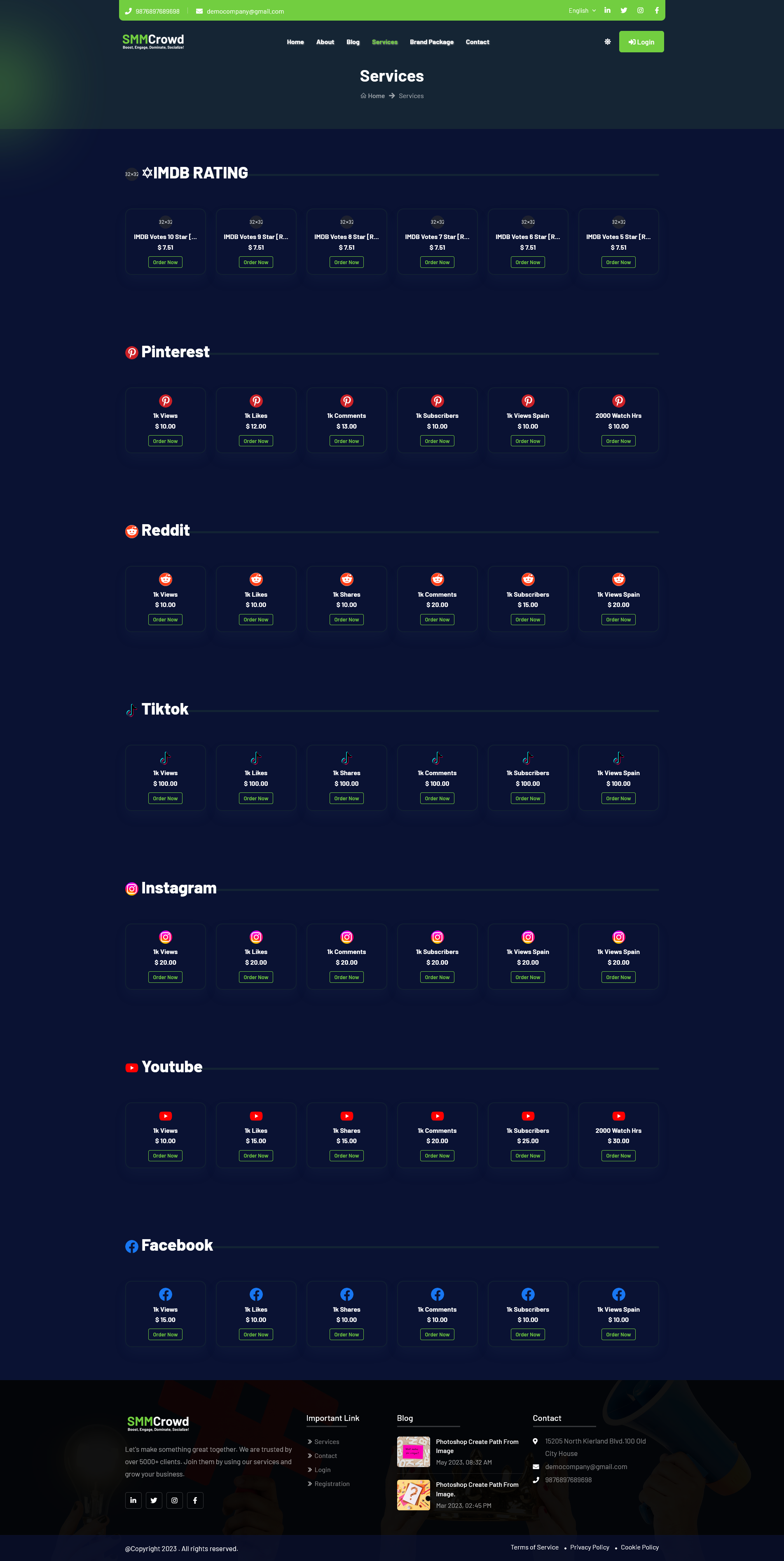 SMMCrowd - Marketplace of SMM Services by wStacks | CodeCanyon