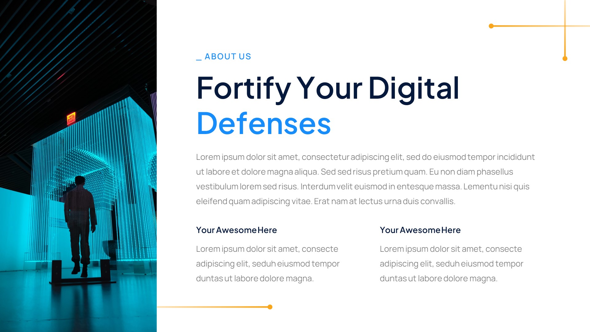 Secure - Cyber Security Google Slides Template, Presentation Templates