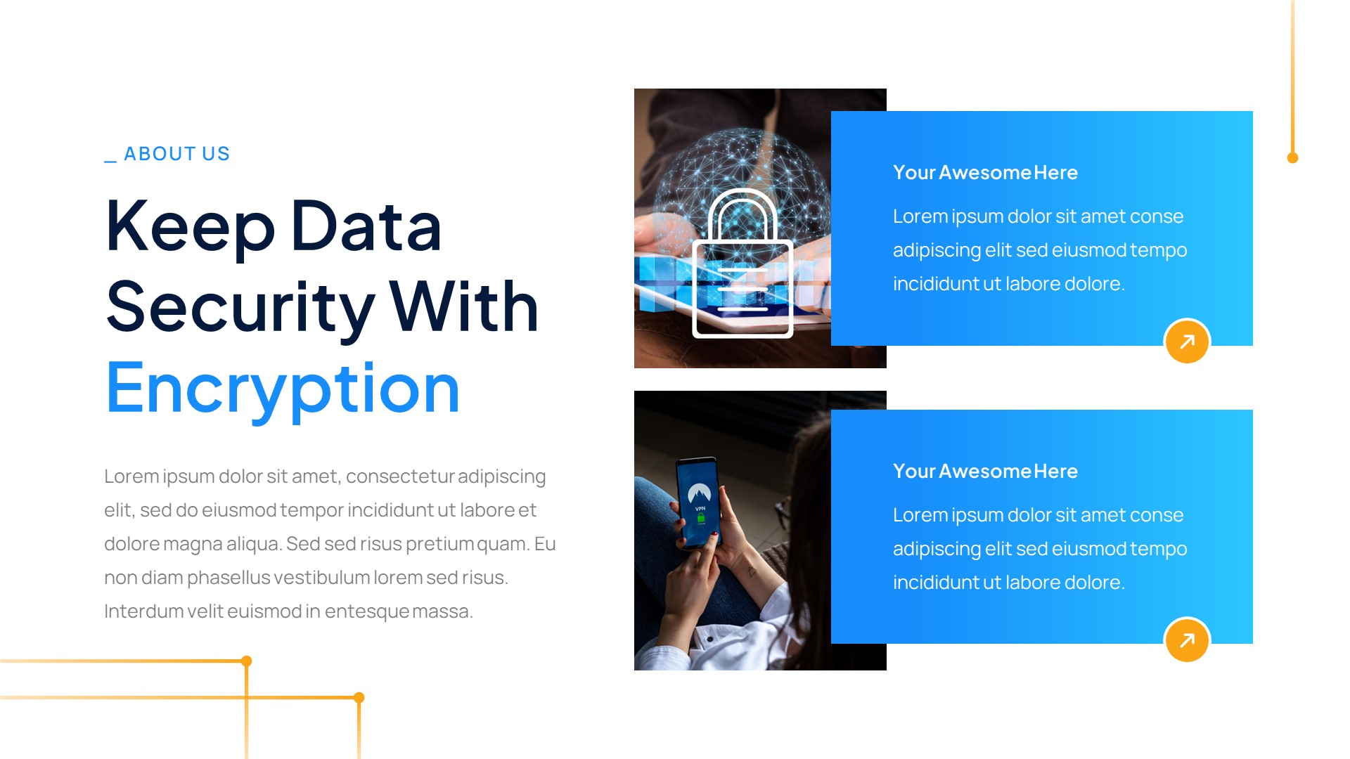 Secure - Cyber Security Google Slides Template, Presentation Templates
