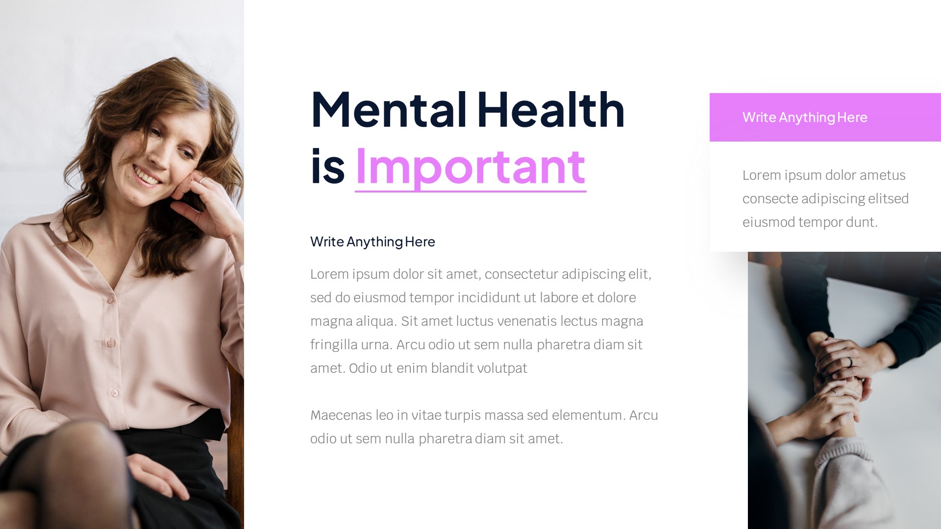 Mindfulnes - Mental Health Google Slides Template, Presentation Templates