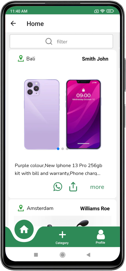 Marketplace - Buy & Sell | Classified | Marketplace React Native iOS ...
