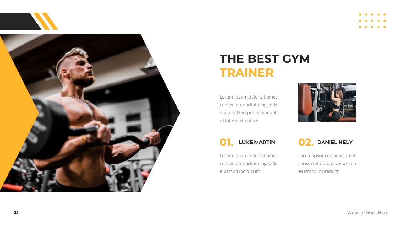 Progym Gym Keynote Template, Presentation Templates | GraphicRiver