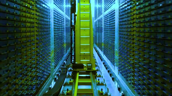 Cell Extraction Robot Mechanism, Stock Footage | VideoHive