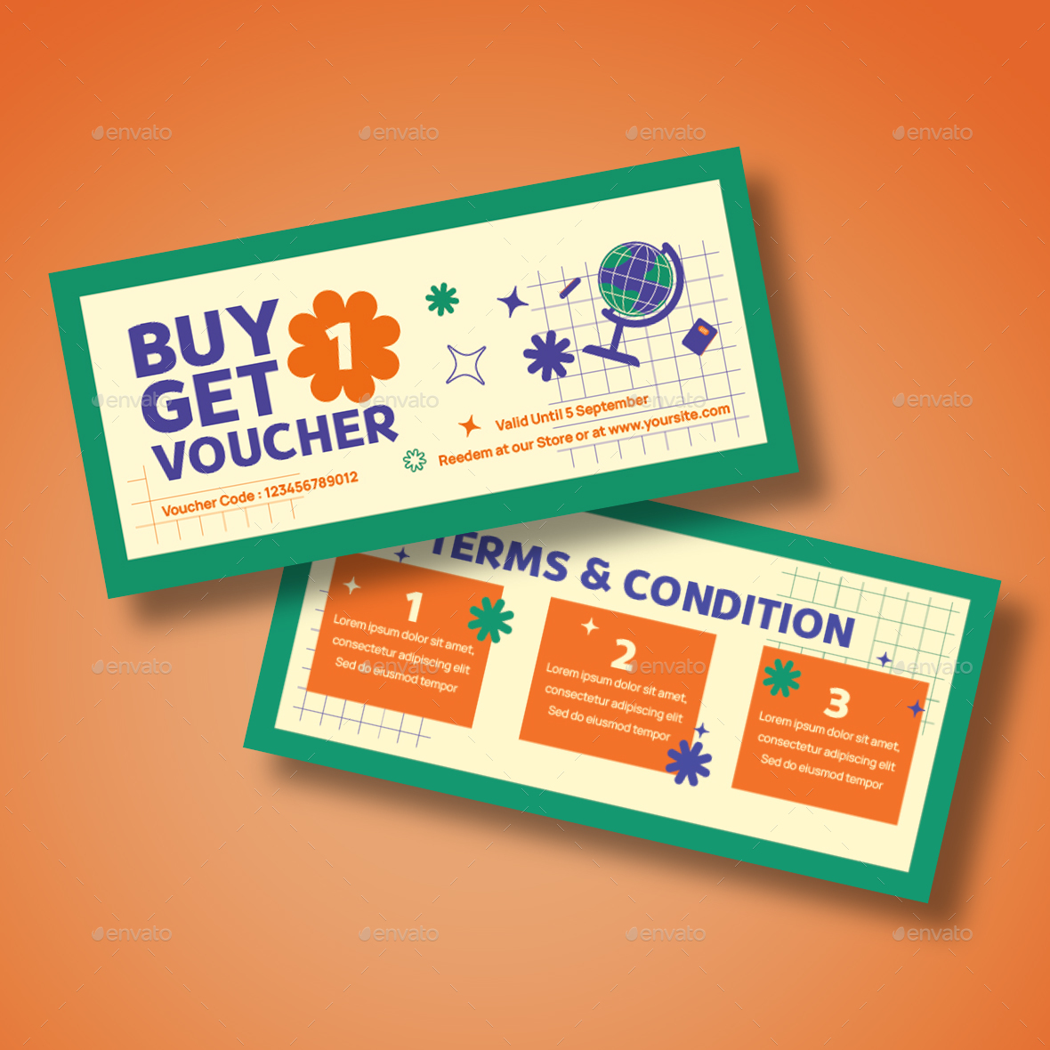 Back To School Voucher, Print Templates | GraphicRiver