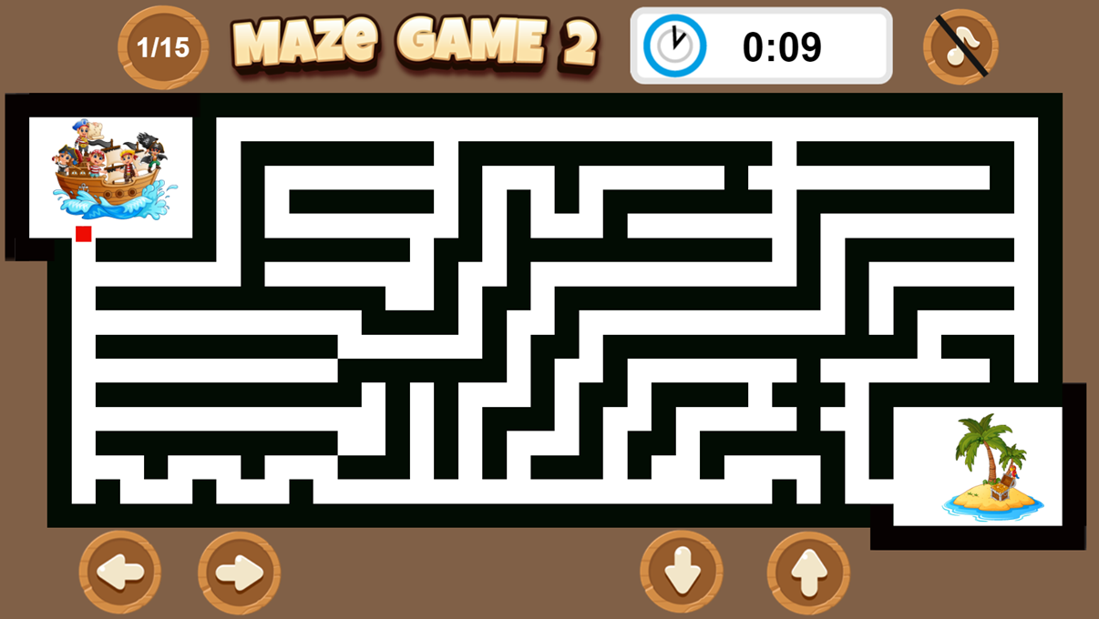 Maze Game 2 For Kids - HTML5 Game - Construct 3 (C3P) by RichGames