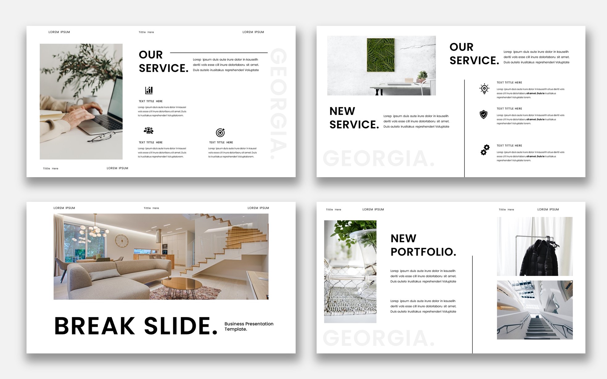 Georgia - Business Presentation Google Slide Template, Presentation ...