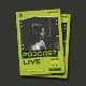 Podcast Live Flyer, Print Templates | GraphicRiver