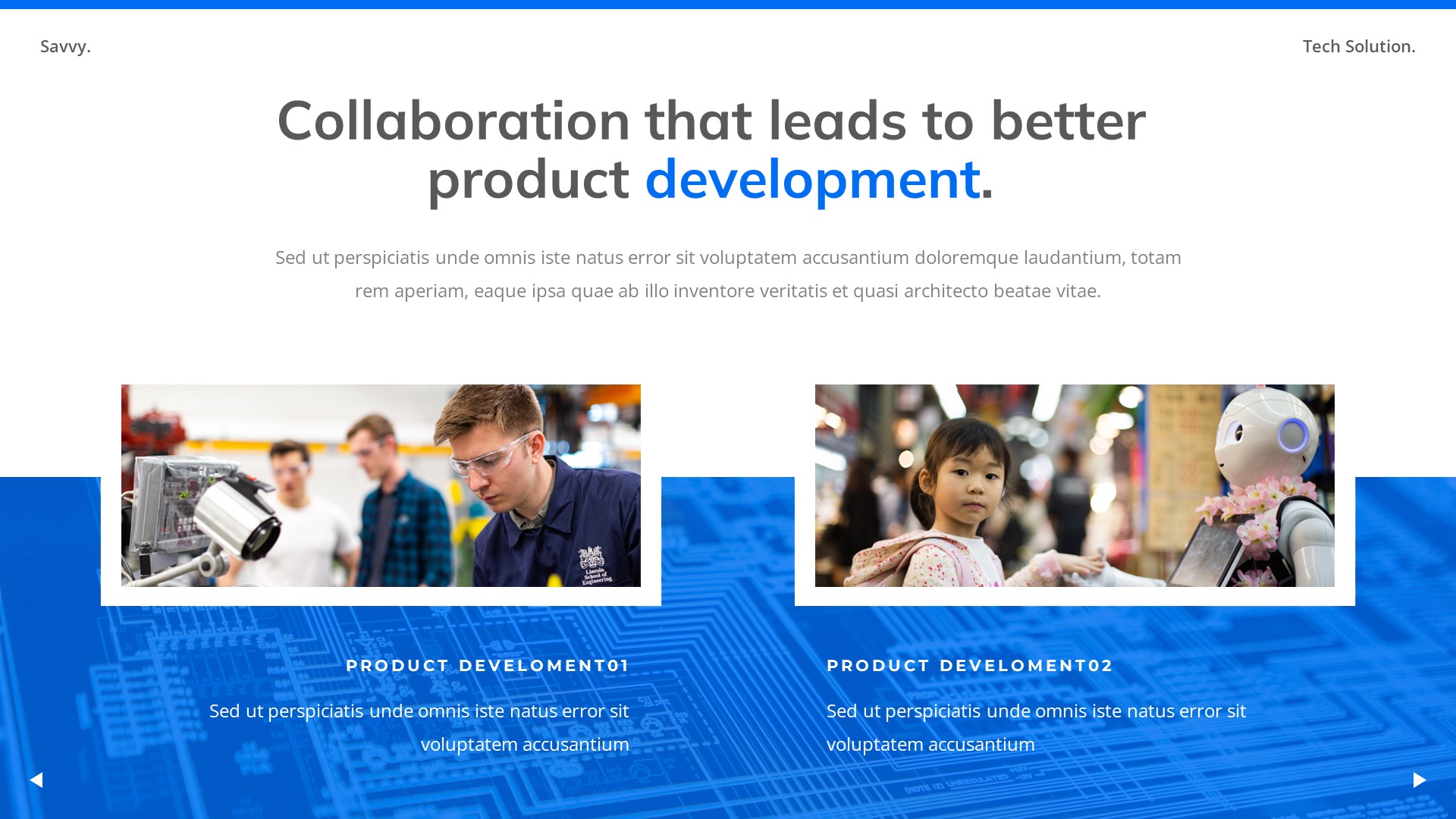 Savvy tech solution - PowerPoint template, Presentation Templates ...