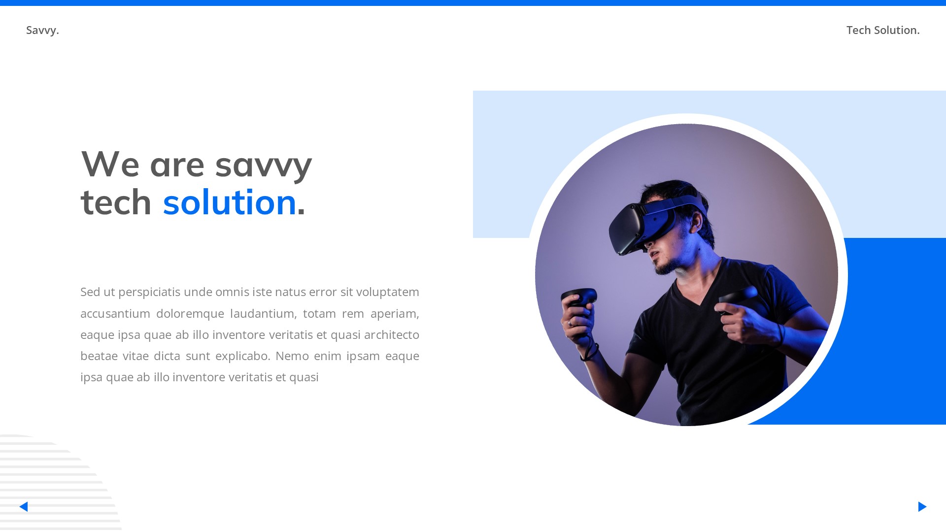 Savvy tech solution - PowerPoint template, Presentation Templates ...