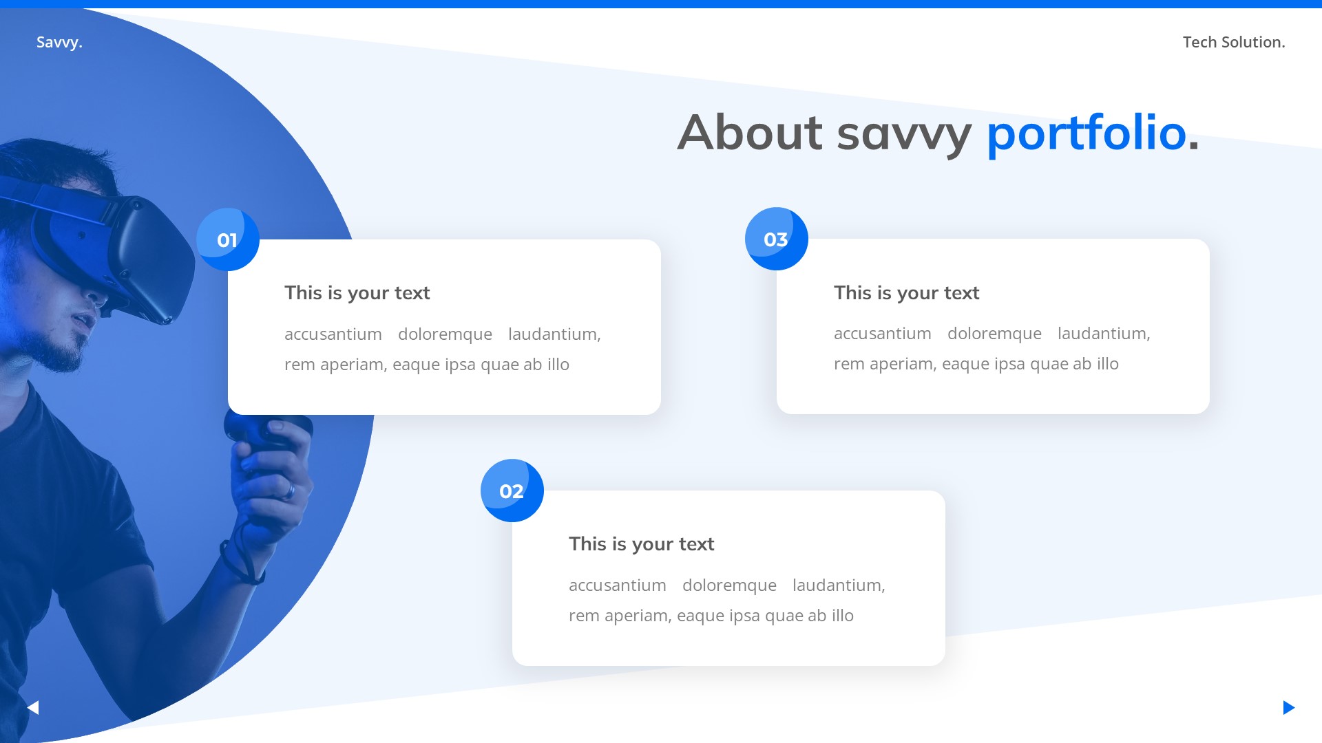 Savvy tech solution - PowerPoint template, Presentation Templates ...