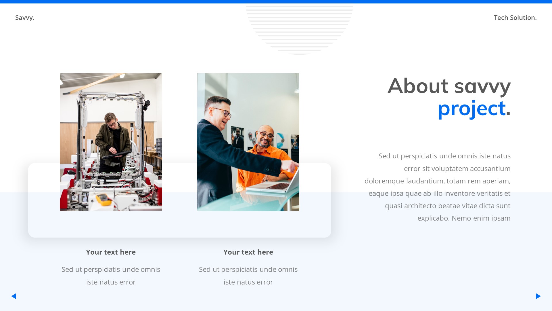 Savvy tech solution - PowerPoint template, Presentation Templates ...
