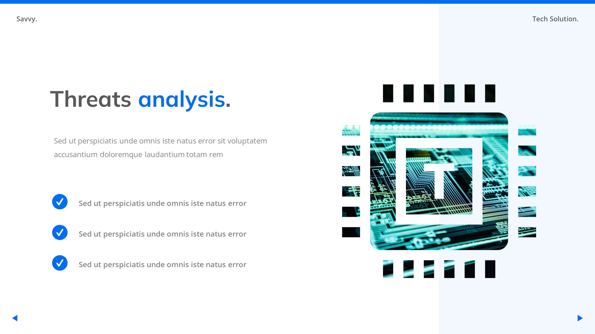 Savvy tech solution - PowerPoint template, Presentation Templates ...