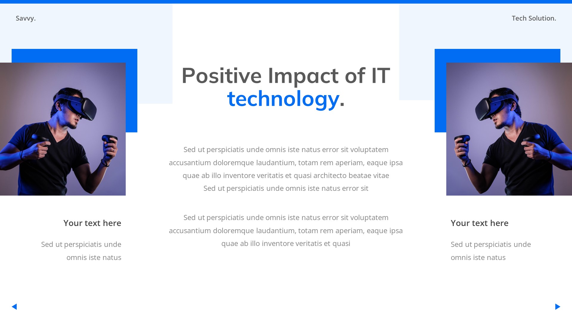 Savvy tech solution - PowerPoint template, Presentation Templates ...