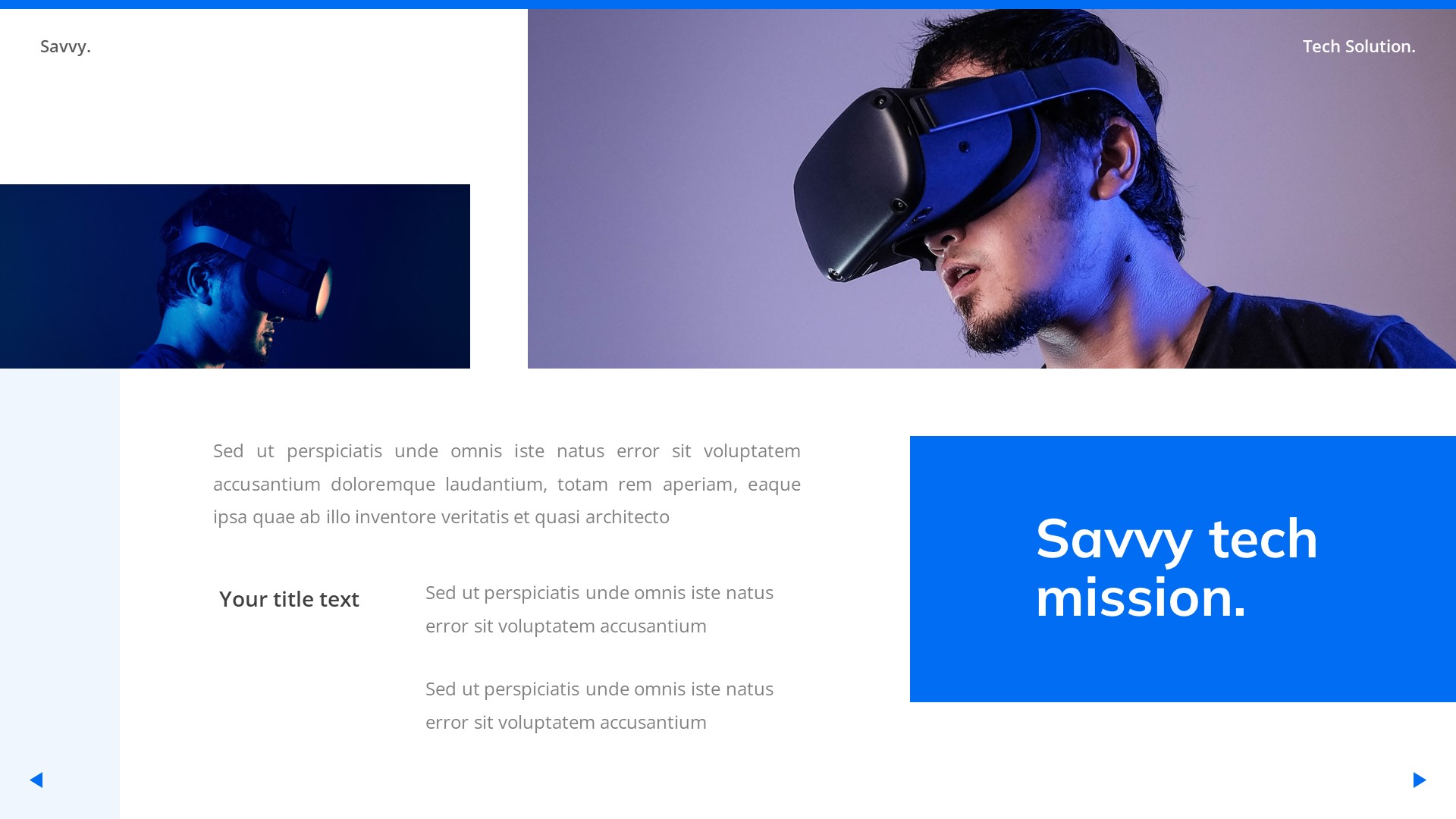 Savvy tech solution - PowerPoint template, Presentation Templates ...