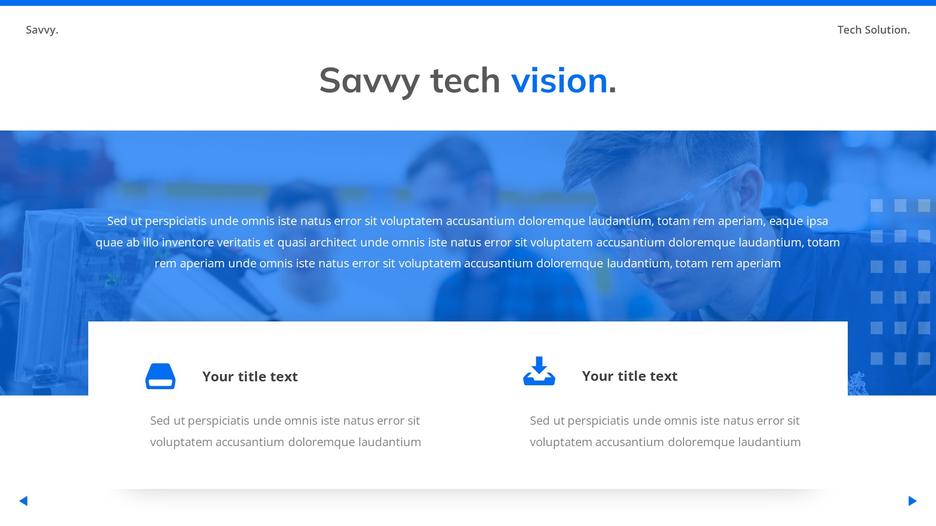 Savvy tech solution - Google Slides template, Presentation Templates