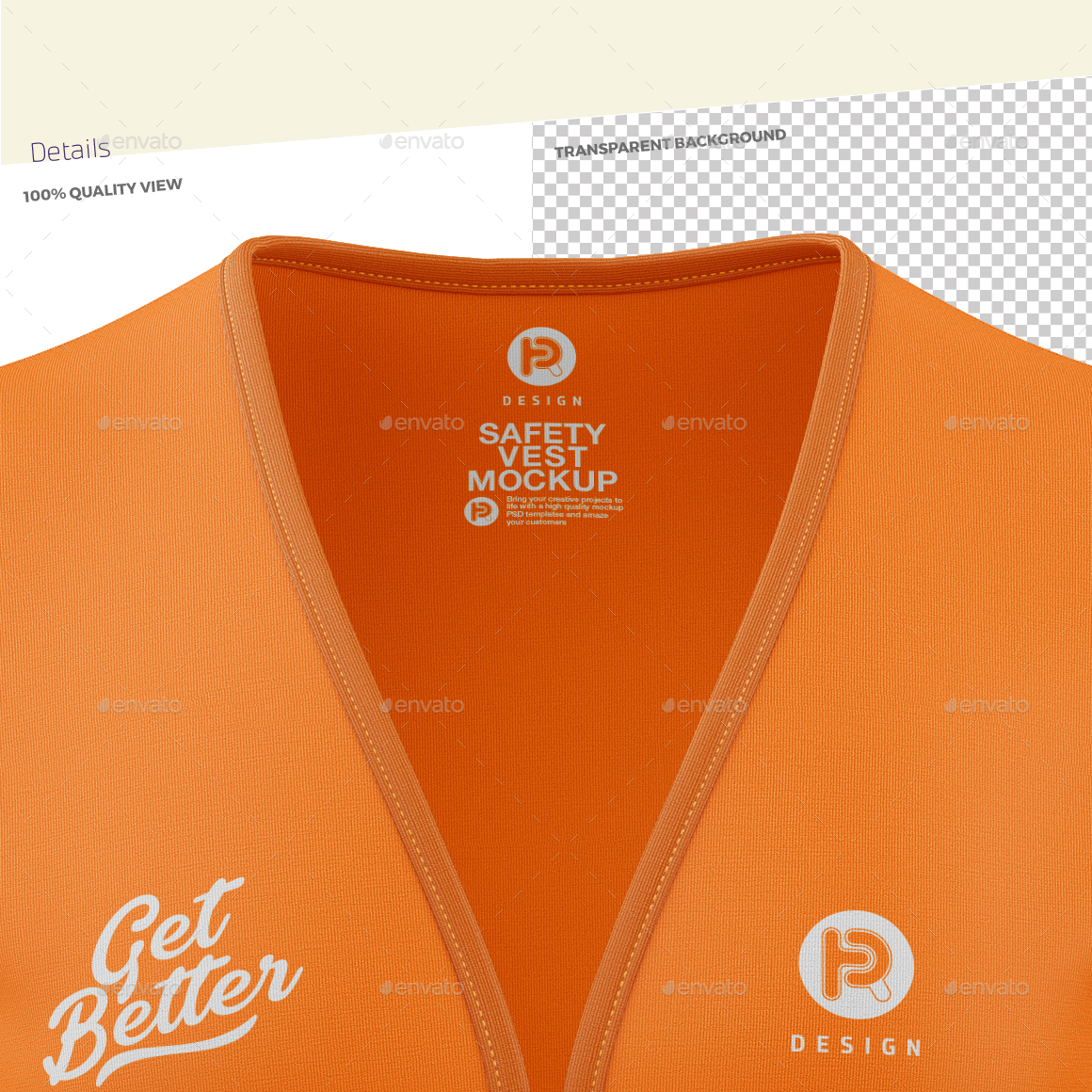 Safety Vest Mockup, Graphics | GraphicRiver