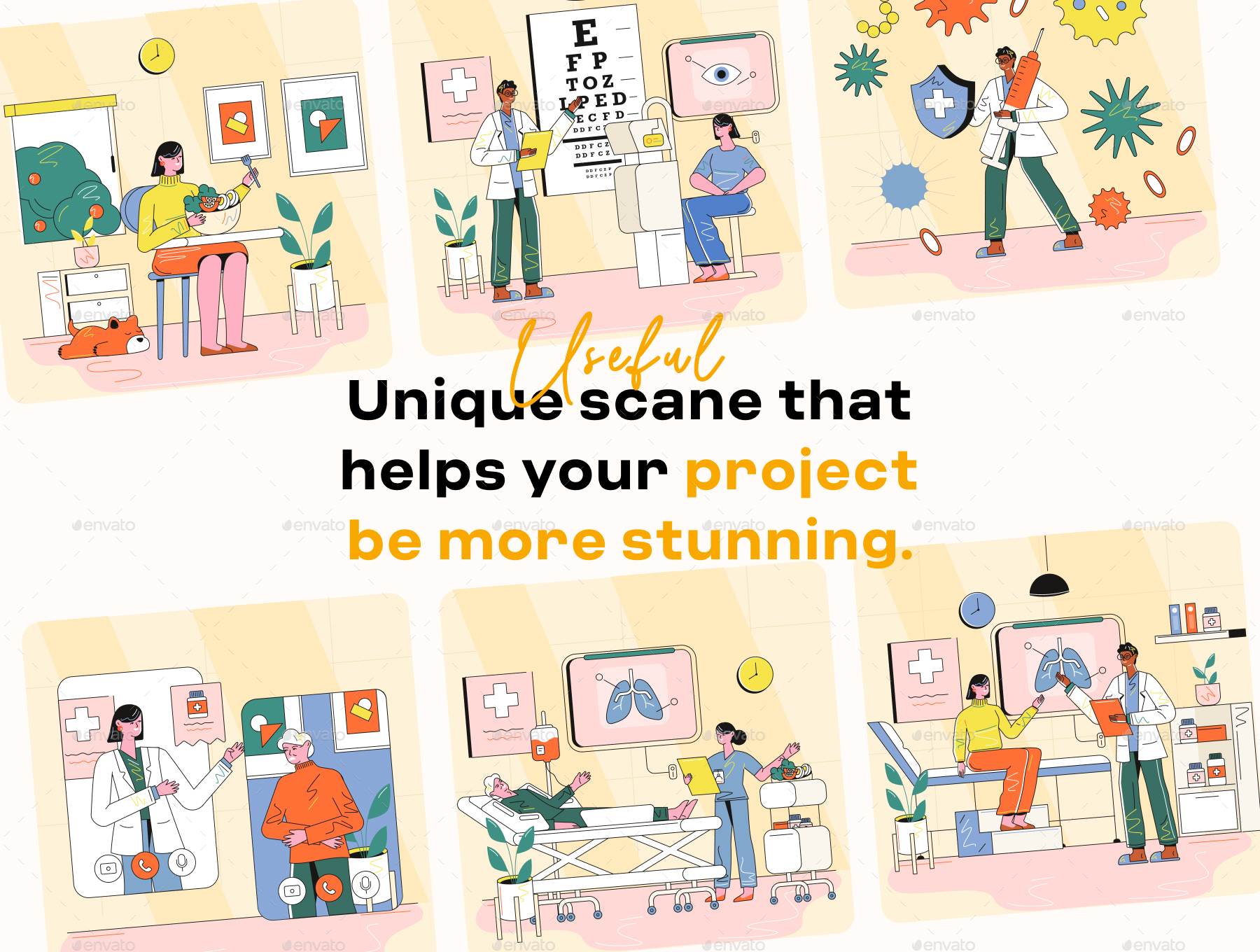 Hospital & Health Illustration, Vectors | GraphicRiver