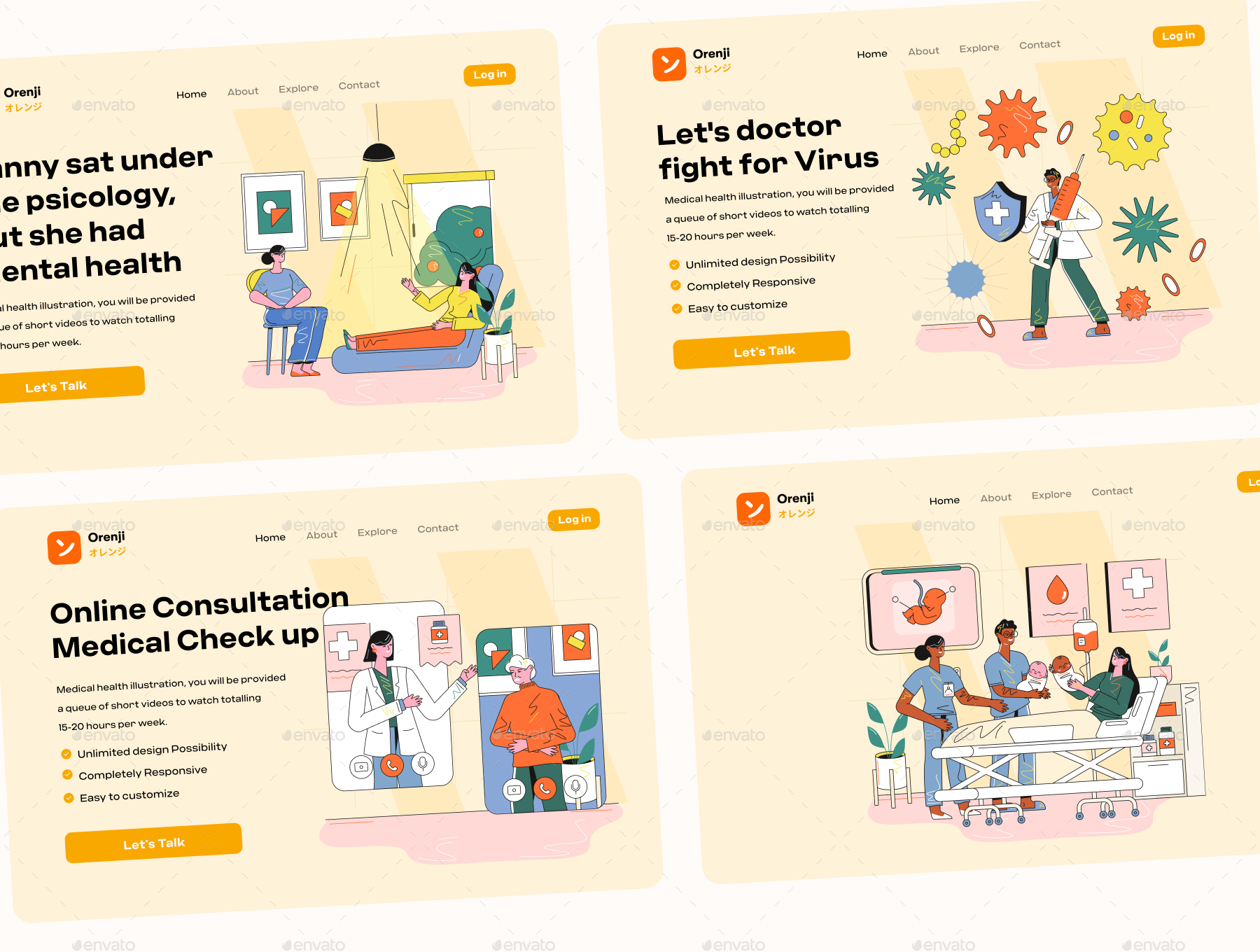 Hospital & Health Illustration, Vectors | GraphicRiver