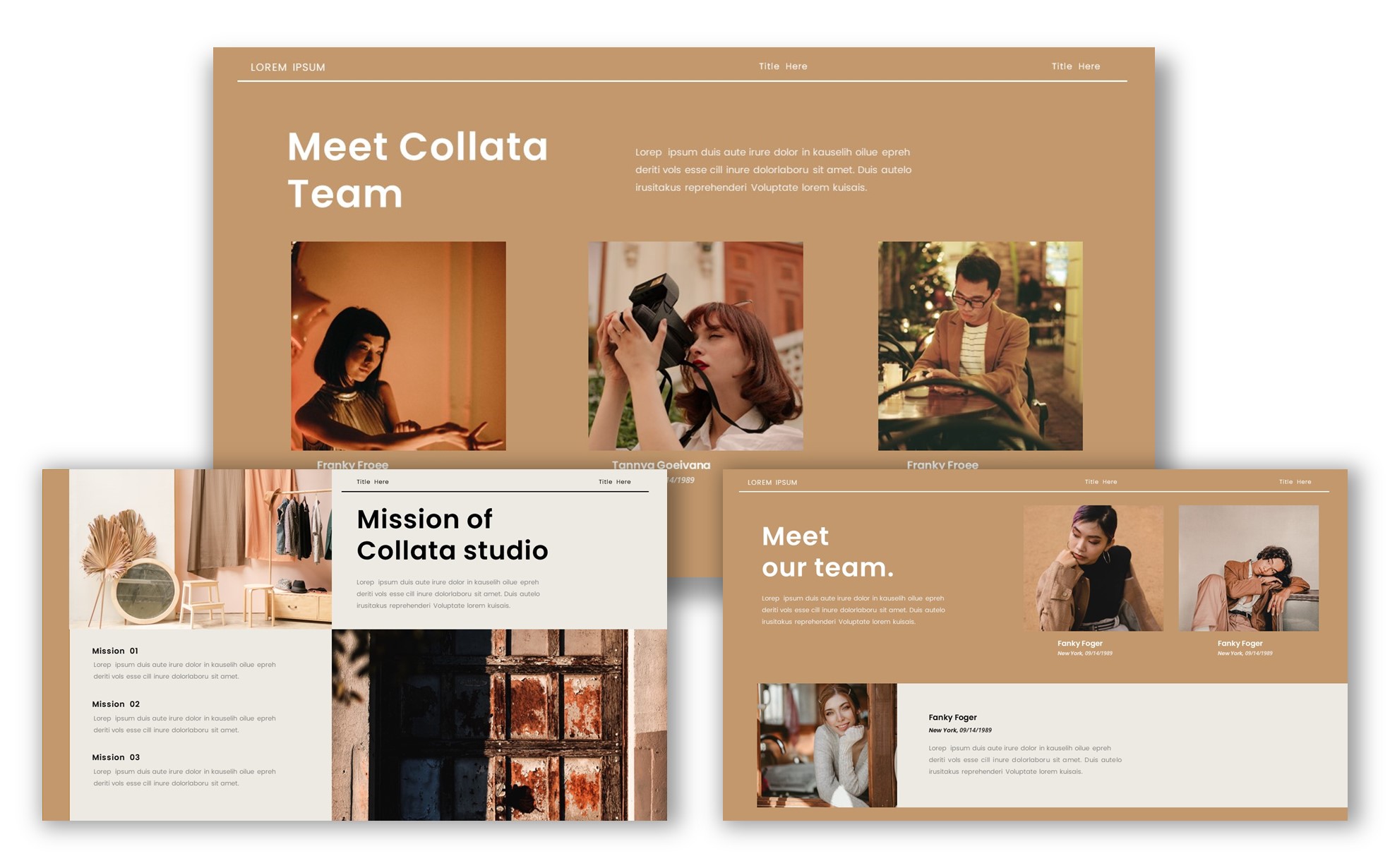 Collata - Google Slide Presentation Template, Presentation Templates