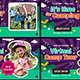 Kids Summer Camp Youtube Thumbnail, Web Elements | GraphicRiver