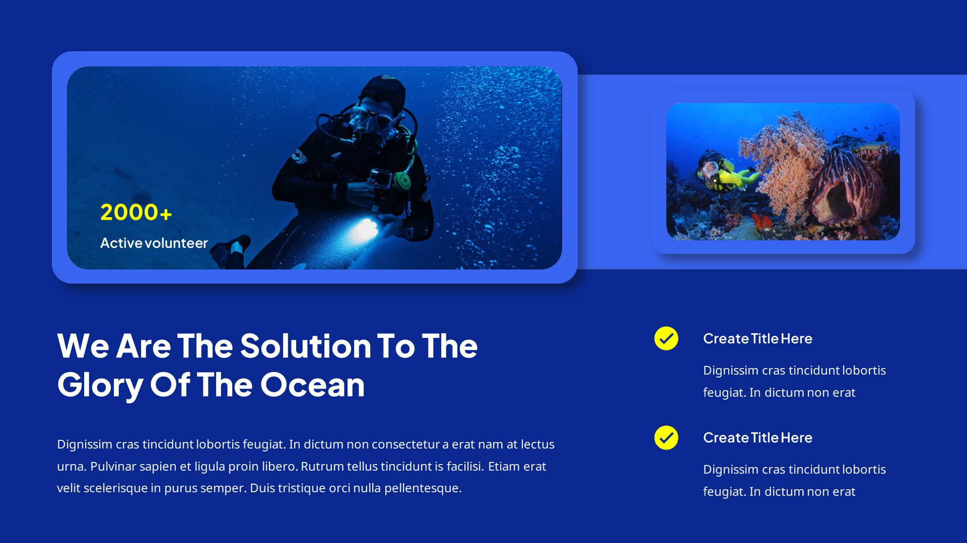 Aqualogy - Marine Ecosystem Conservation PowerPoint Template ...