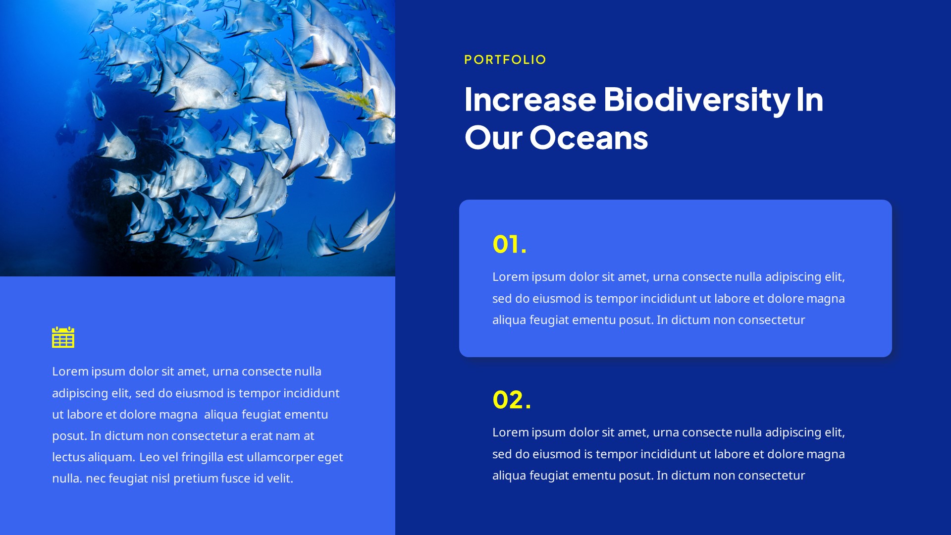 Aqualogy - Marine Ecosystem Conservation PowerPoint Template ...