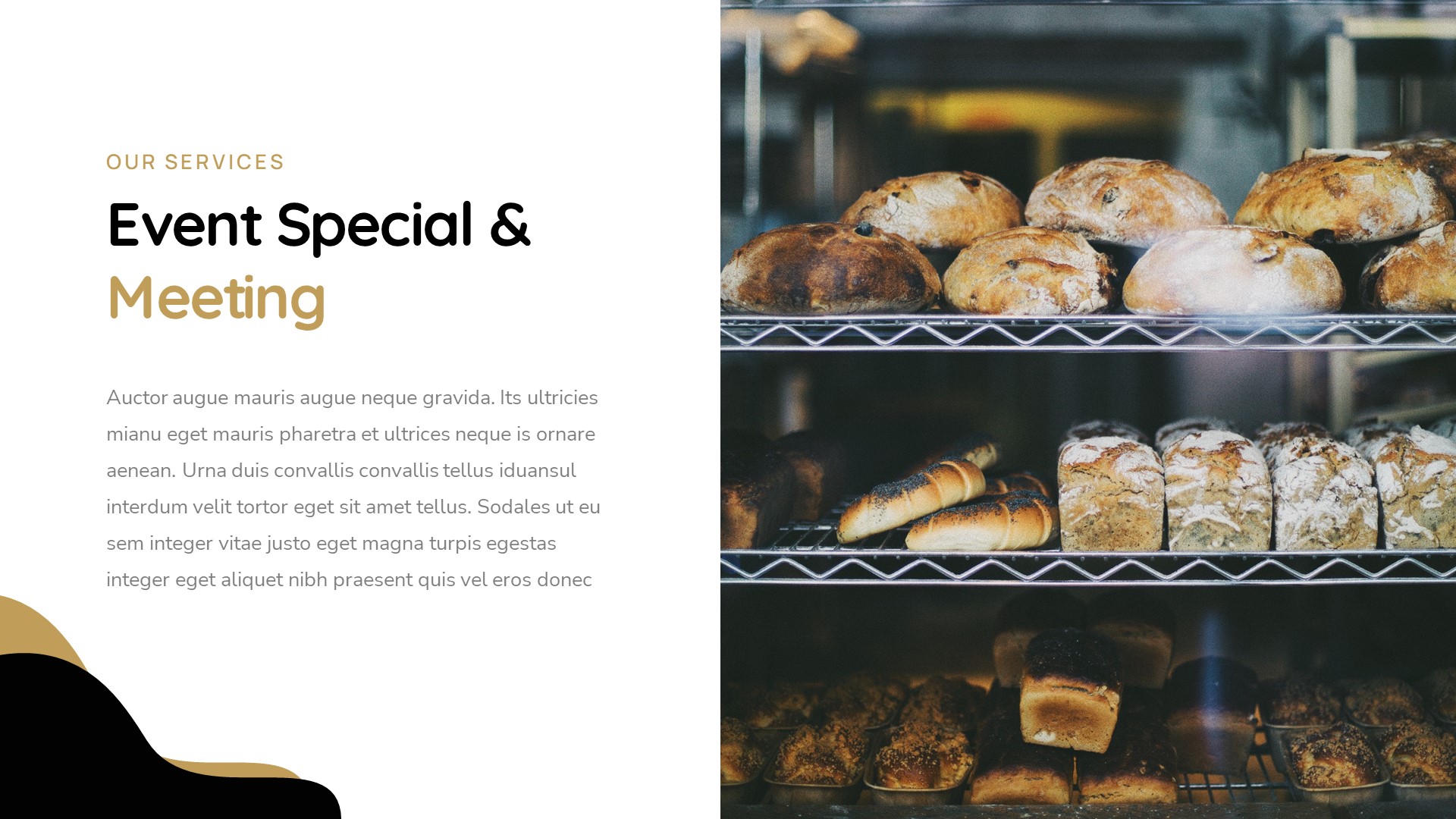 Bakerybox - Bakery & Pastry PowerPoint Template, Presentation Templates