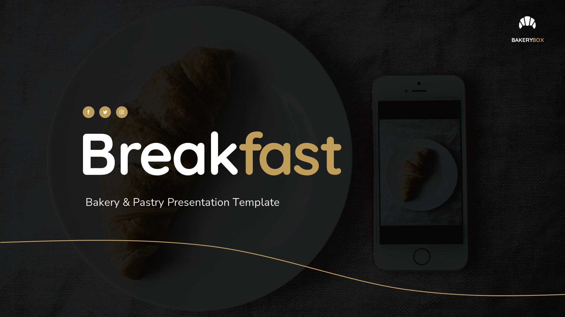 Bakerybox - Bakery & Pastry PowerPoint Template, Presentation Templates