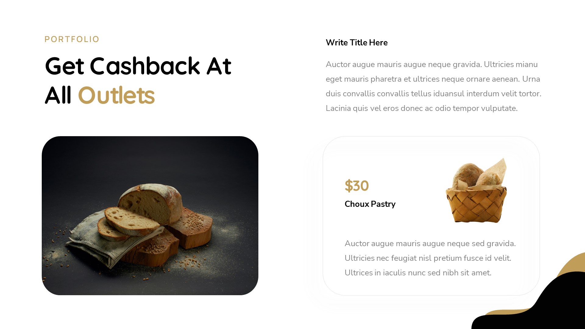 Bakerybox - Bakery & Pastry PowerPoint Template, Presentation Templates