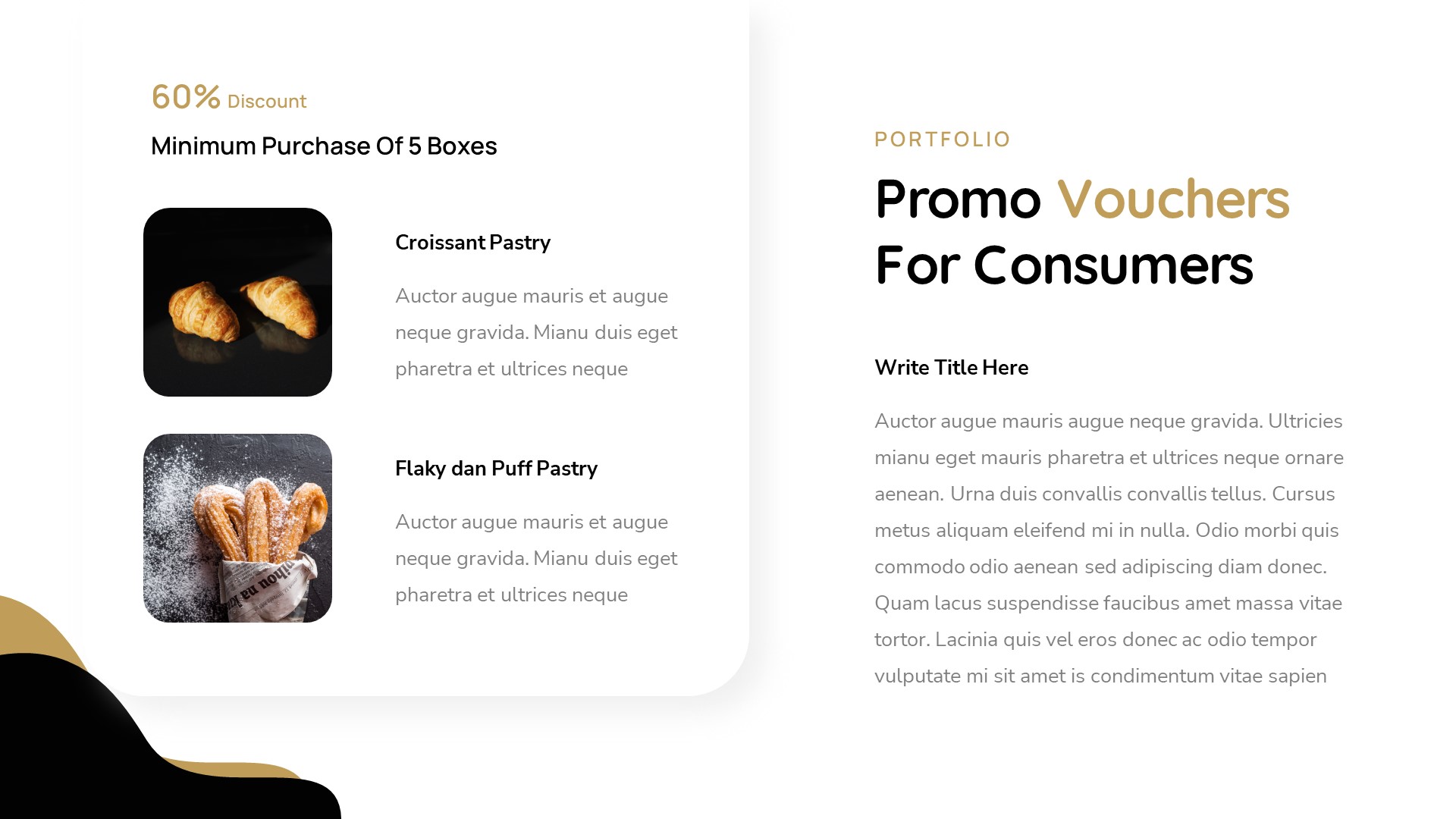 Bakerybox - Bakery & Pastry PowerPoint Template, Presentation Templates