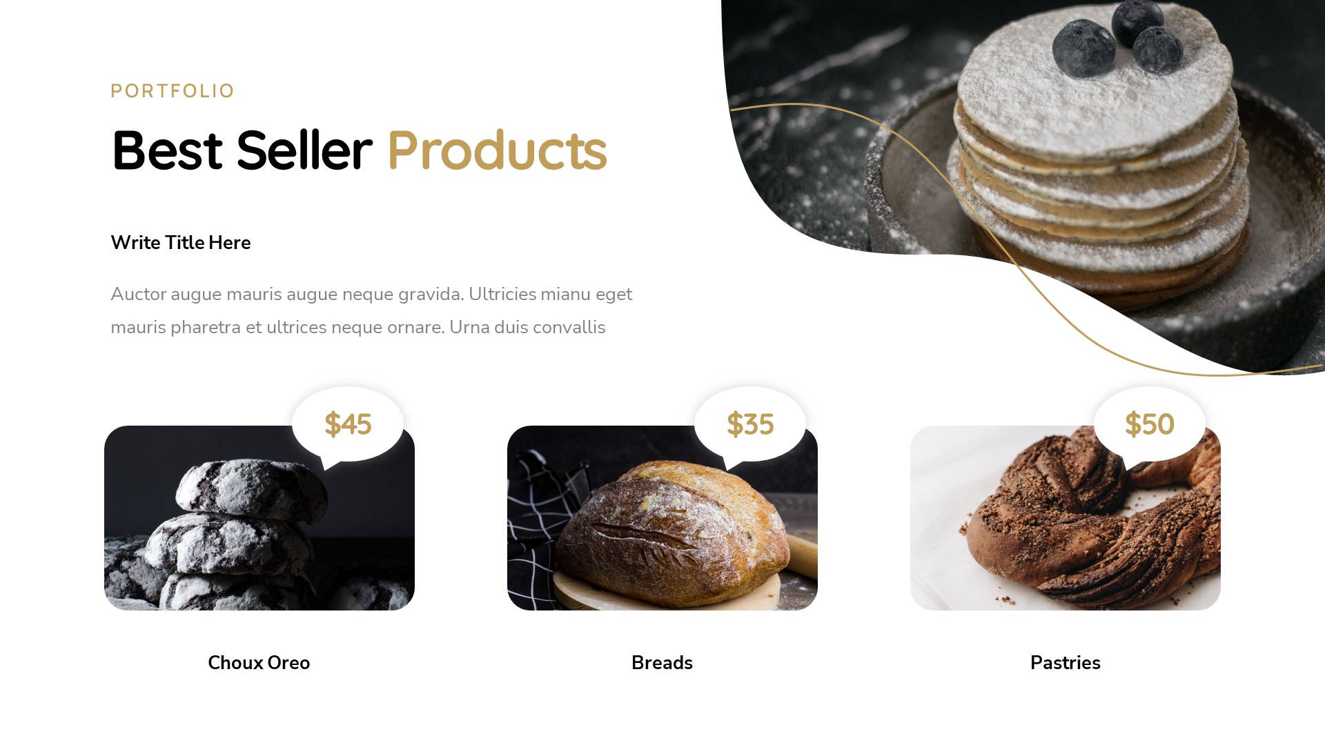 Bakerybox - Bakery & Pastry PowerPoint Template, Presentation Templates