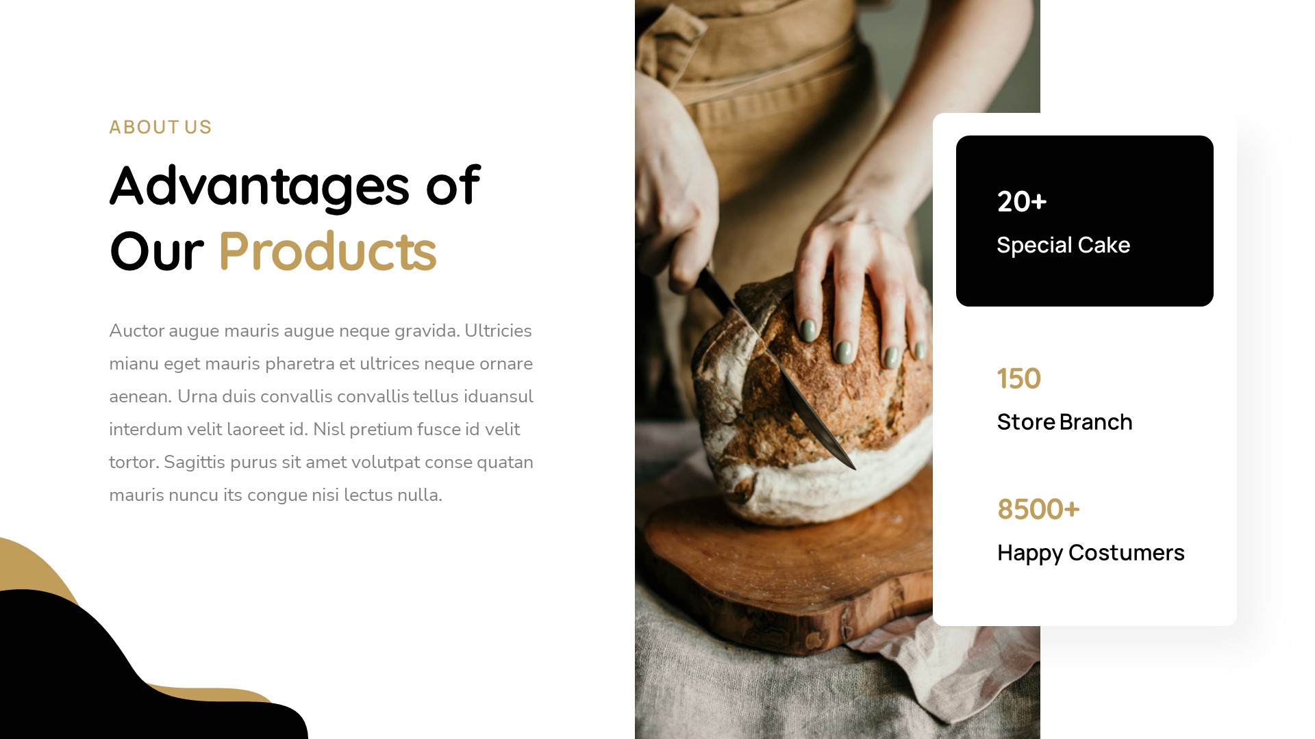 Bakerybox - Bakery & Pastry PowerPoint Template, Presentation Templates