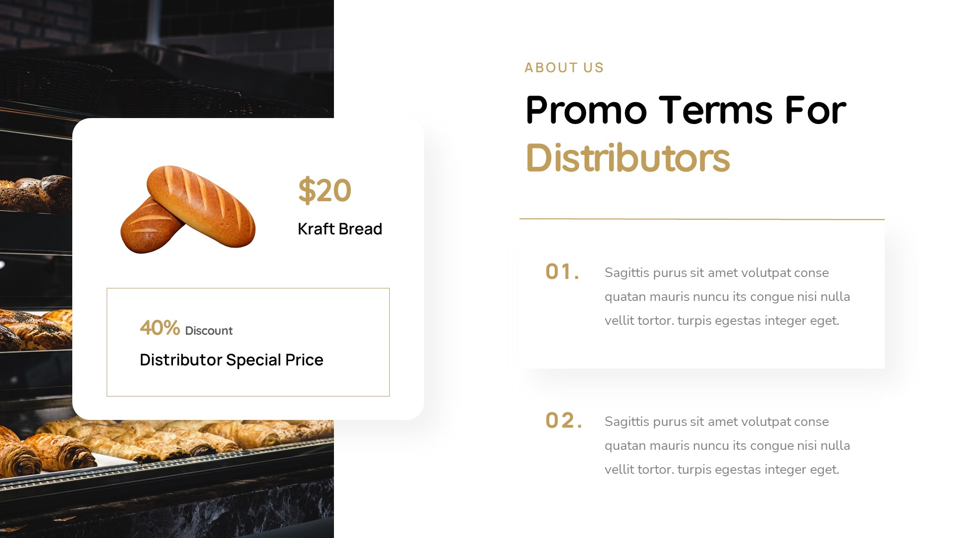 Bakerybox - Bakery & Pastry PowerPoint Template, Presentation Templates