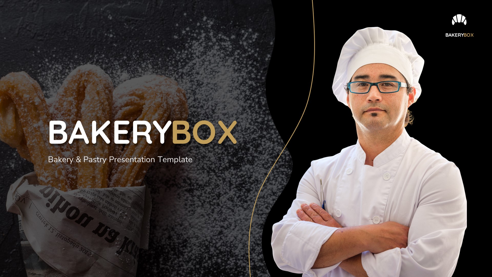 Bakerybox - Bakery & Pastry Google Slides Template, Presentation Templates