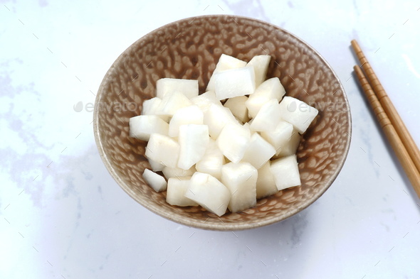 Korean pickled white radish-Chikin Mu Stock Photo by edgunn36 | PhotoDune