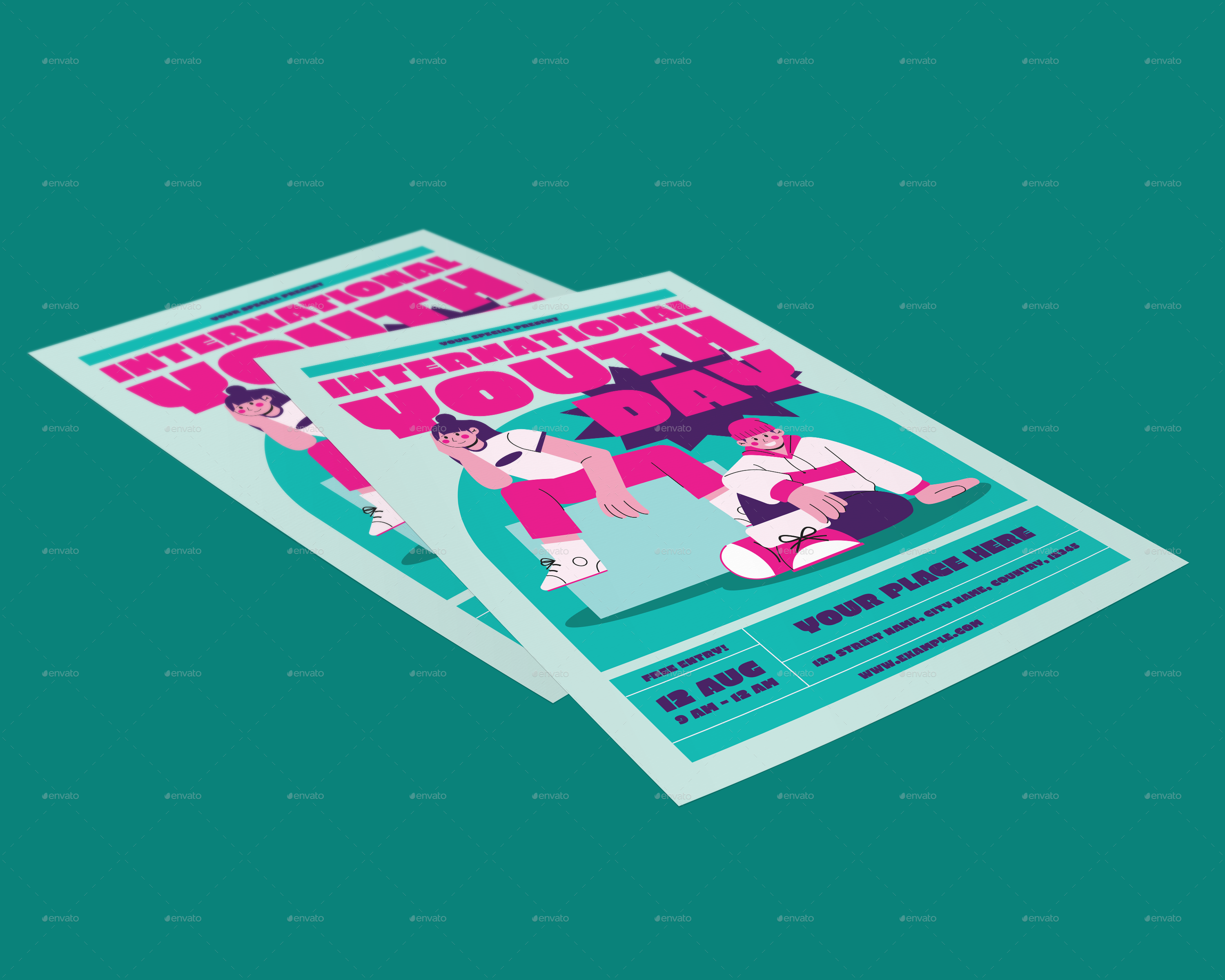 International Youth Day, Print Templates | GraphicRiver