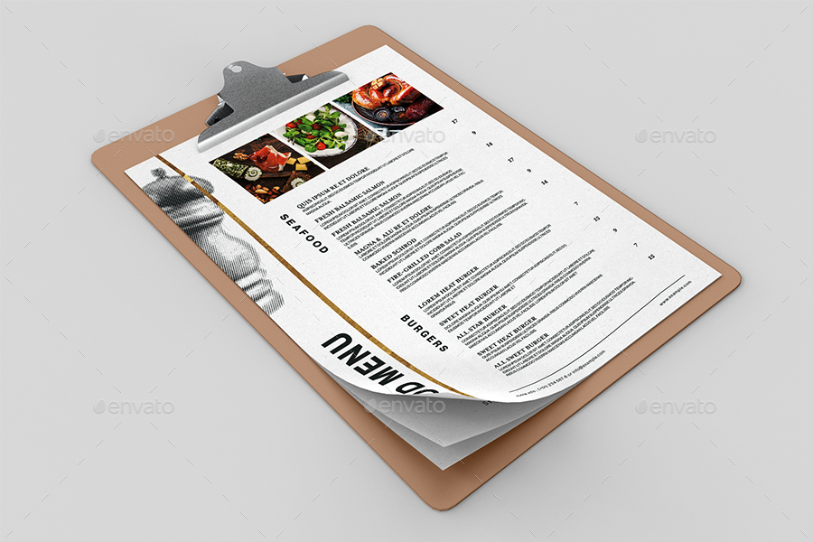 Modern Menu Template, Print Templates | GraphicRiver