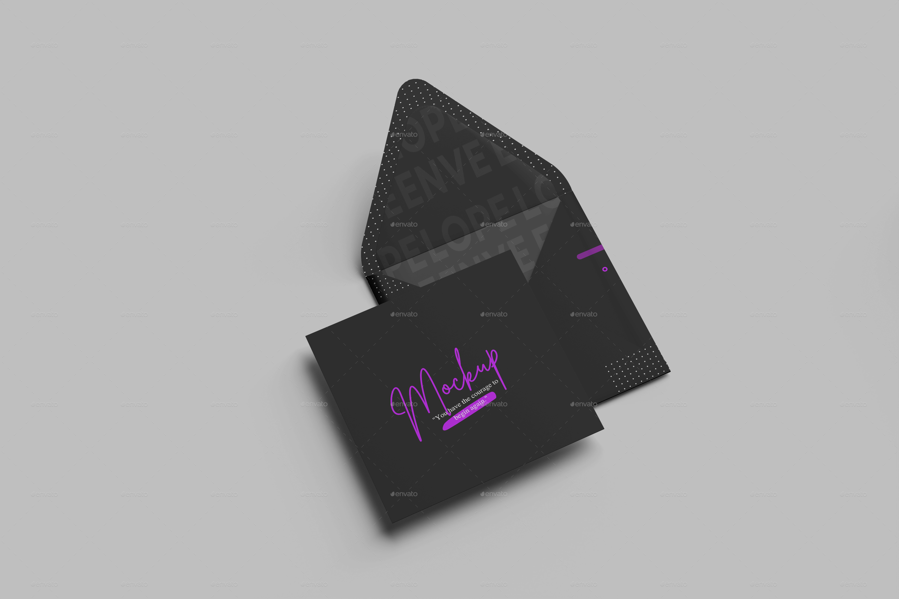 Square Envelope Mockup, Graphics | GraphicRiver