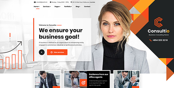 Consultio - Consulting Corporate by Case-Themes | ThemeForest
