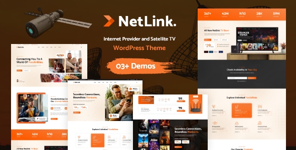 Netlink - Braodband, ISP & Technology XD Template by venusweb | ThemeForest