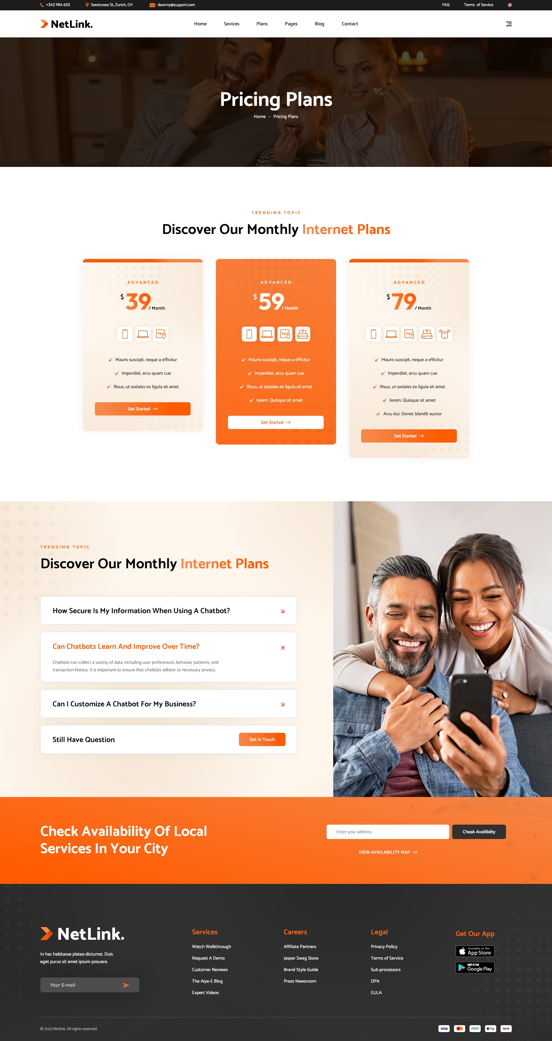 Netlink - Braodband, ISP & Technology XD Template by venusweb | ThemeForest